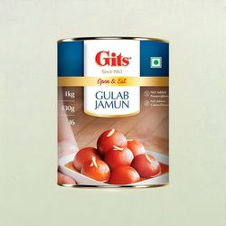 Gits Gulab Jamun Open & Eat (Tin) 1 kg - Buy online at ₹219 near me