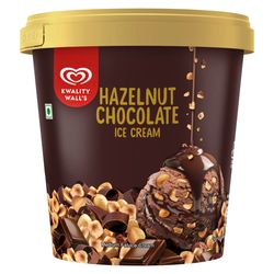 Kwality Wall's Hazelnut Chocolate Ice Cream Tub 500 ml - Buy online at ...
