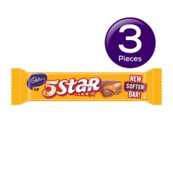 Cadbury 5 Star Chocolate Bar 40 gms Combo 3 Pieces - Buy online at ₹57 ...