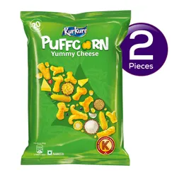Kurkure Yummy PuffCorn Yummy Cheese Chips Combo 2 Pieces - Buy online ...