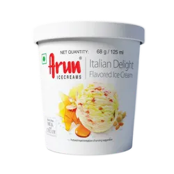 Arun Italian Delight Ice Cream Tub 125 ml - Buy online at ₹50 near me