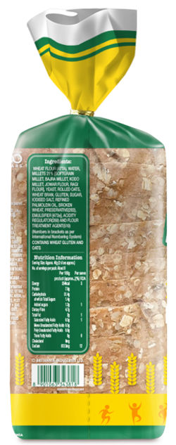 Britannia Millet Bread 300g - Buy online at ₹60 near me