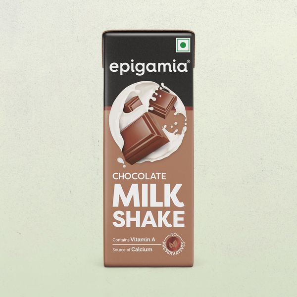 Epigamia Milkshake - Chocolate Tetrapack 180 ml - Buy online at ₹32 near me