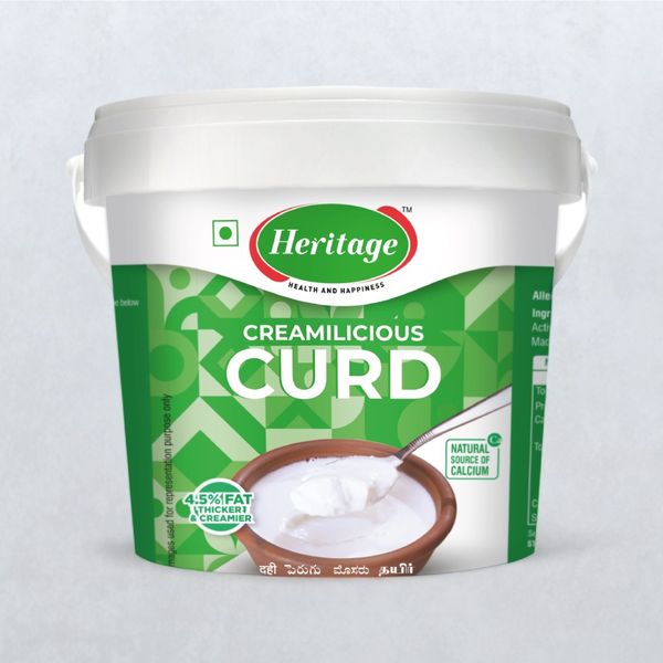 Heritage Creamilicious Curd Tub - Buy online at ₹118 near me