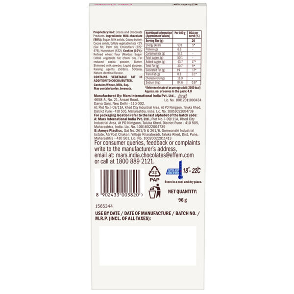 Galaxy Cookie Crumble Milk Chocolate Bar Loaded With Crumbly Cookie ...