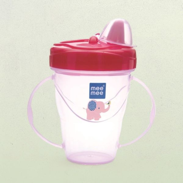 Mee Mee Easy Grip Sipper Cup with Twin Handle Anti Spill Sippy Cup for ...