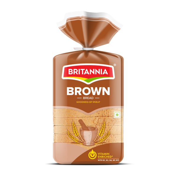 Britannia Brown Bread 400g - Buy online at ₹60 near me
