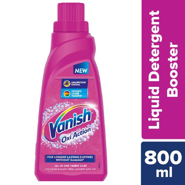 Vanish Liquid - Stain Remover & Detergent Booster For Clothes 800 ml ...