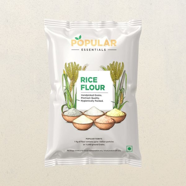 Popular Essentials Rice Flour 1 kg - Buy online at ₹80 near me