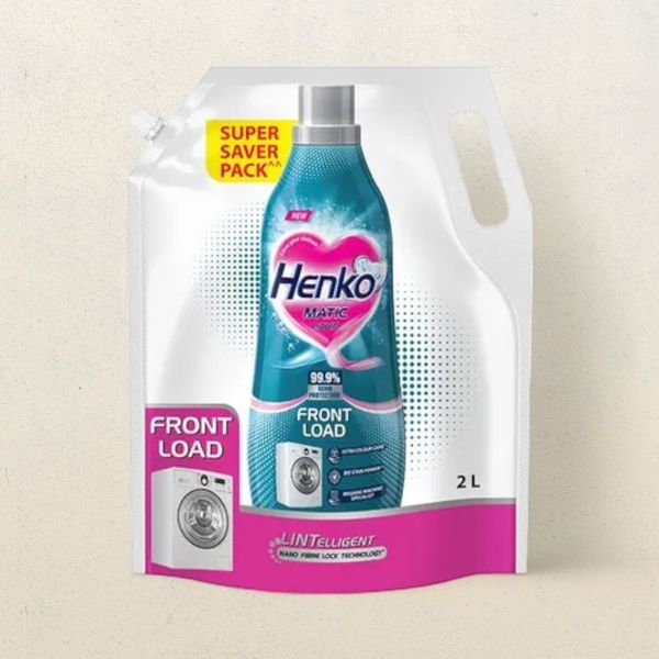 Henko Matic Liquid Detergent Front Load 2 l - Buy online at ₹334 near me