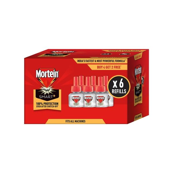 Mortein SmartPlus Mosquito Repellent Refill 45 ml (Pack of 6) - Buy ...