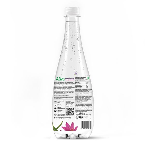 Aava Sparkling Natural Mineral Water - Buy online at ₹450 near me