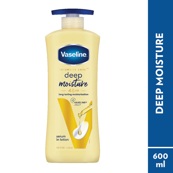 Vaseline Deep Moisture Body Lotion | For Dry Skin | Moisturised Glowing ...