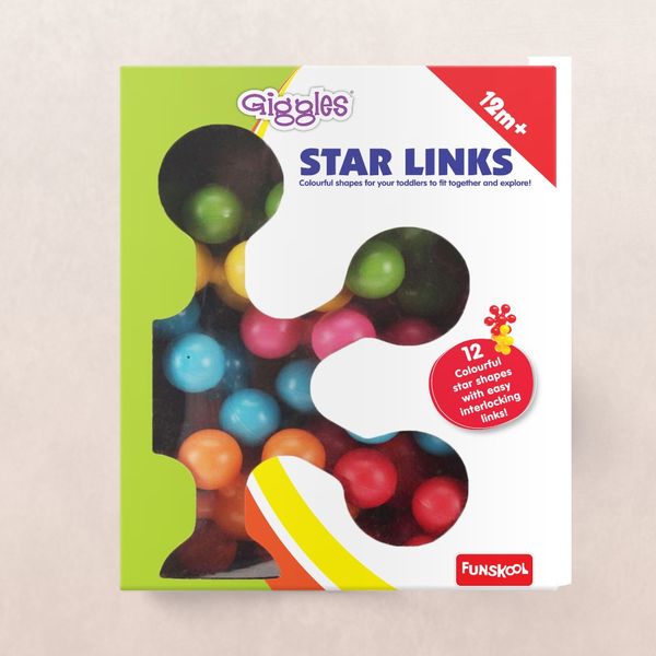 Funskool Star Links Multicoloured Interlocking Learning Educational Blocks - Buy online at ₹229 ...
