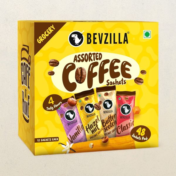 Bevzilla Assorted Premium Instant Coffee 1 Pack (48 Sachets) - Buy ...