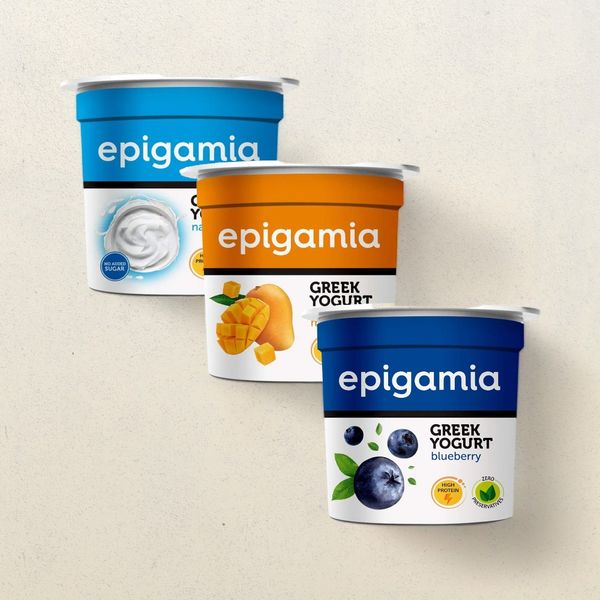 Epigamia Natural Greek Yogurt(90gms), Epigamia Blueberry Greek Yogurt ...