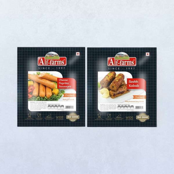 Alf Farms Chicken Cheese Paprika Sausage(200gms) & Alf Farms Chicken ... Alf Farms Chicken Cheese Paprika Sausage(200gms) & Alf Farms Chicken ...