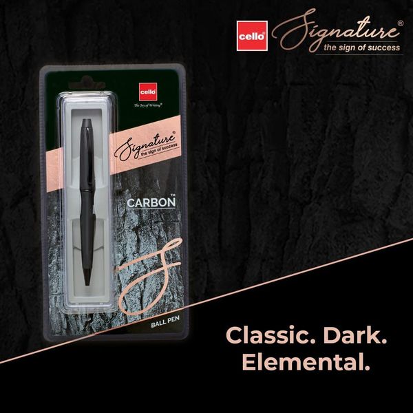 Cello Signature Carbon Ball Pen Blue 1 pc 1 Piece - Buy online at ₹198 ...