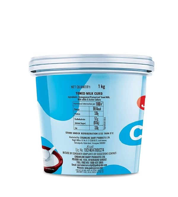 Godrej Jersey Curd Tub 1 kg - Buy online at ₹97 near me