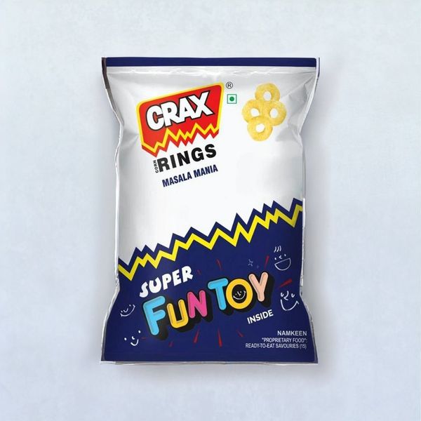 Crax Corn Rings Masala Mania Puffs 53 g - Buy online at ₹23 near me