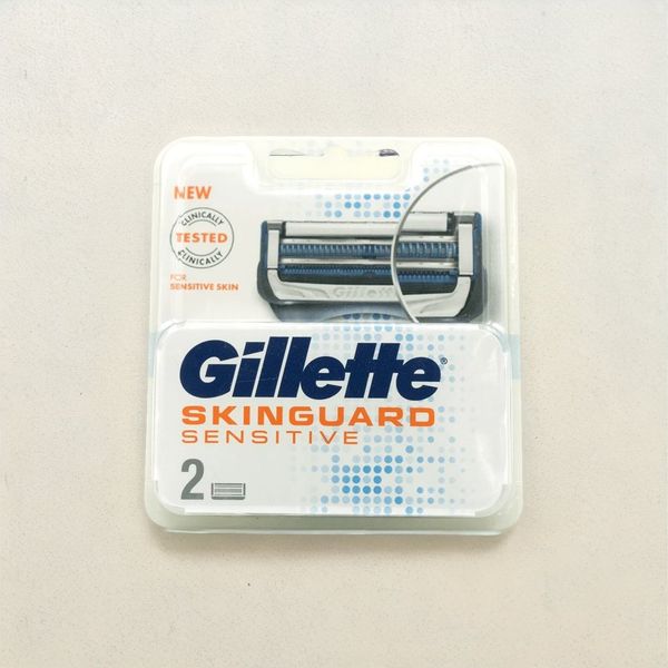 Gillette Skinguard Manual Shaving Razor Blades For Men (2 Cartridges) 1 ...