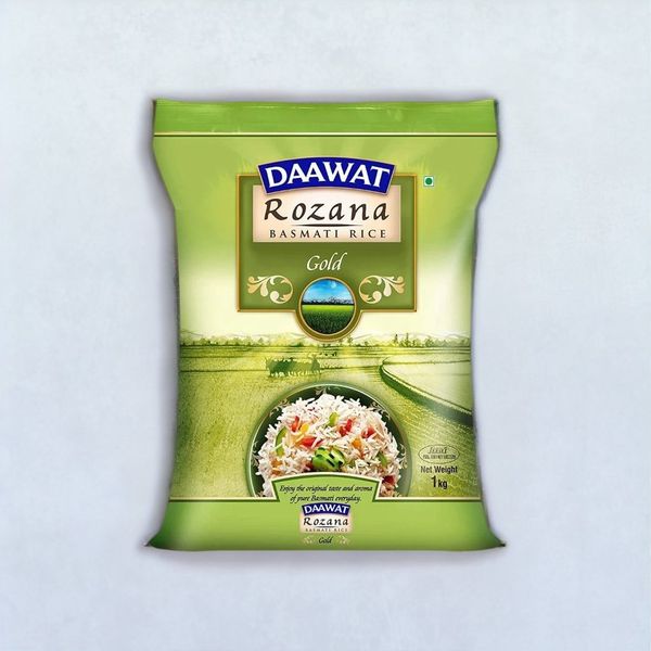 Daawat Rozana Basmati Rice Gold (Medium Grain) 1 kg - Buy online at ₹99 ...