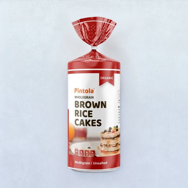 Pintola Organic Wholegrain Brown Rice Cakes Multigrain 125 g - Buy ...