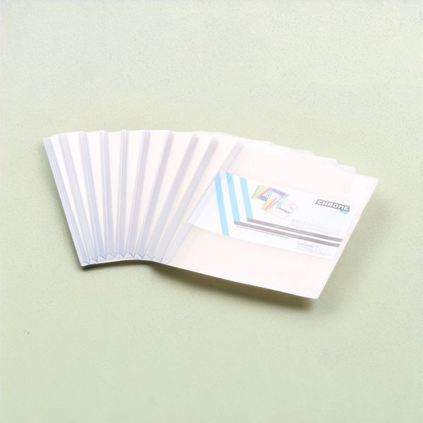 Chrome A4 Slide Grip Report Cover 1 Piece - Buy online at ₹20 near me