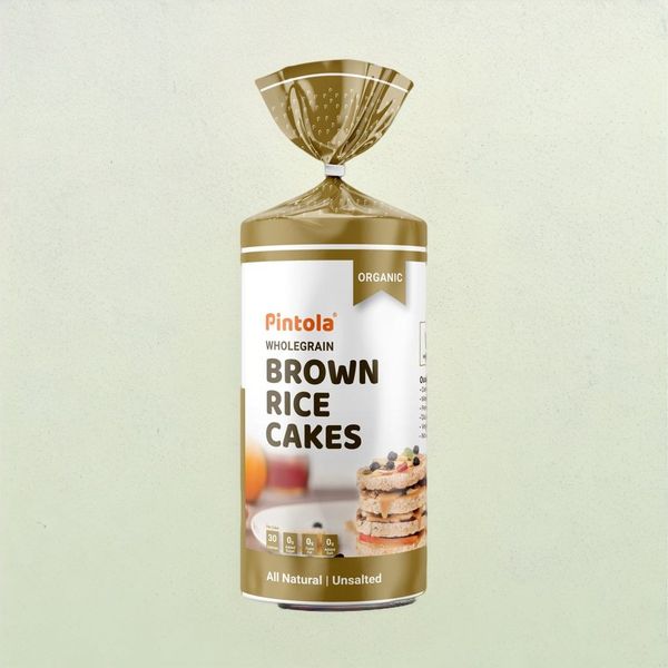 Pintola Organic Wholegrain Brown Rice Cakes Unsalted 125 g - Buy online ...