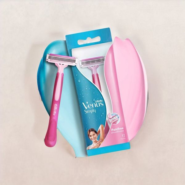 Gillette Venus Simply Razor For Women 1 piece - Buy online at ₹89 near me