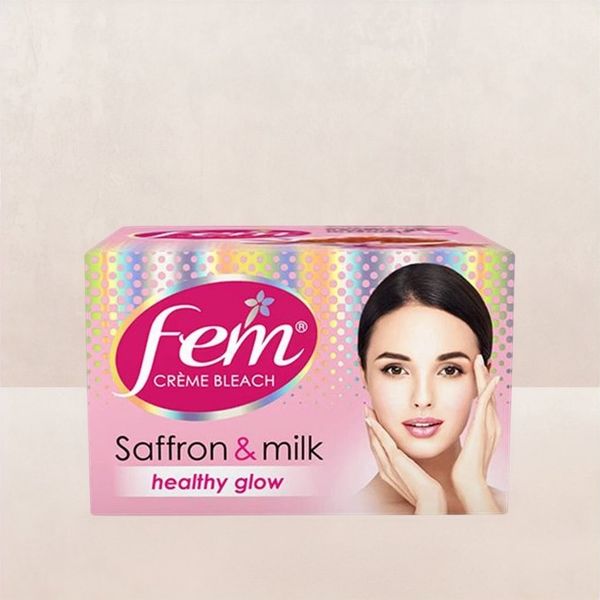 Fem Fairness Naturals Saffron Skin Bleach 64 g - Buy online at ₹80 near me