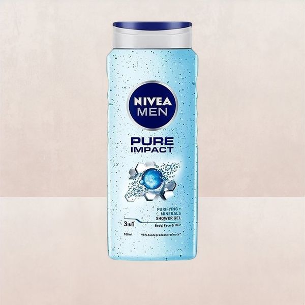 Nivea Men Pure Impact Shower Gel 500 ml - Buy online at ₹385 near me