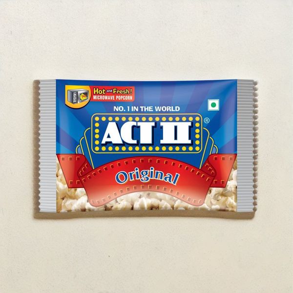 ACT II Microwave Popcorn - Original 99 g - Buy online at ₹75 near me