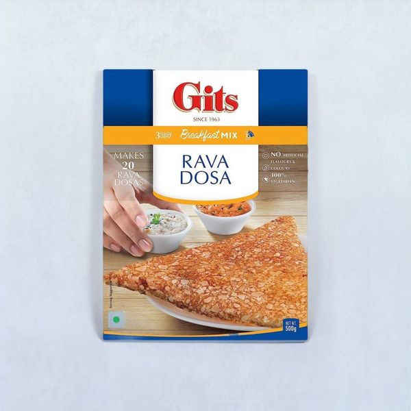 Gits Rava Dosa Instant Breakfast Mix 500 g - Buy online at ₹124 near me