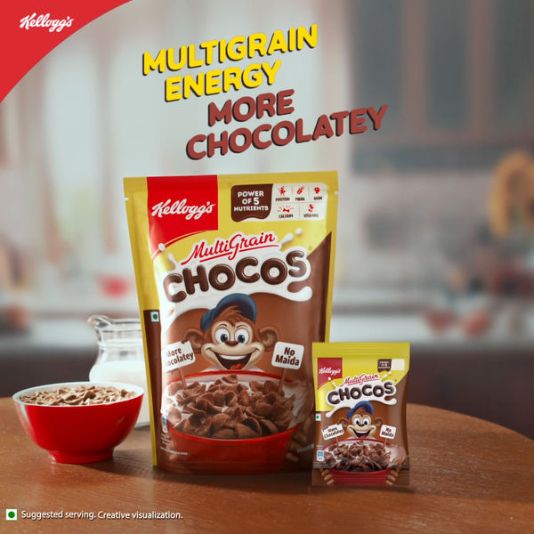 Kellogg’s Multigrain Chocos | More Chocolatey | No-Maida 385 g - Buy ...