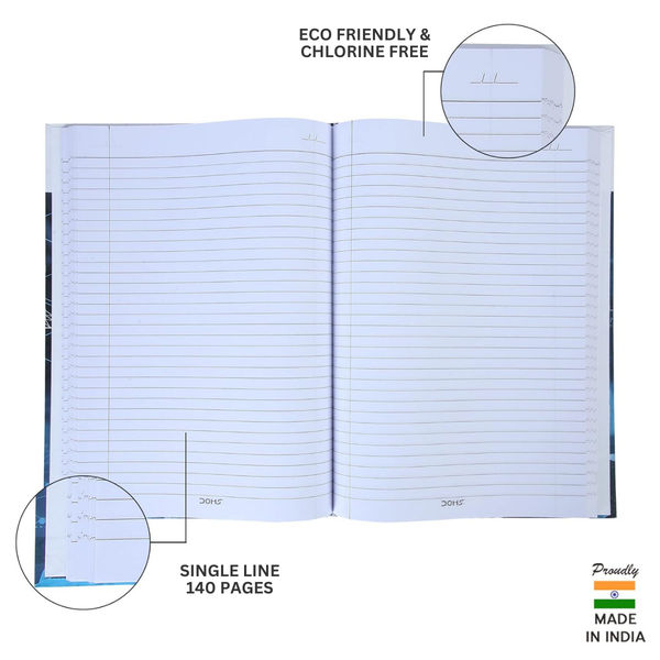 Doms Unruled NoteBook (Artificial Intelligence Series)- 140 Pages 1 ...