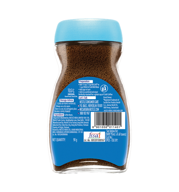 Nescafe Ice Roast, Instant Coffee Powder, Right Coffee For Iced Coffee ...