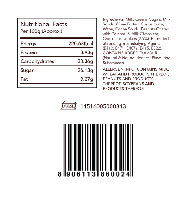 Amore Gelato Triple Chocolate Ice Cream Cup - Buy online at ₹129 near me