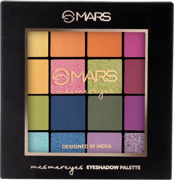 MARS Cosmetics Mesmereyes Eye Shadow Palette (3) - Buy online at ₹300 ...