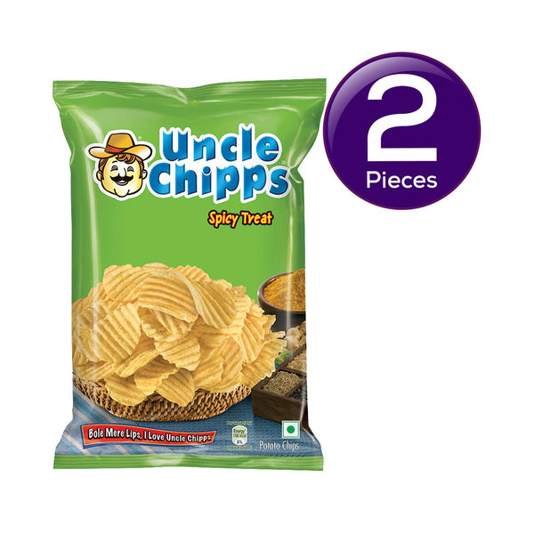 Uncle Chips Spicy Treat 80 gms Combo 80 g X 2 - Buy online at ₹72 near me