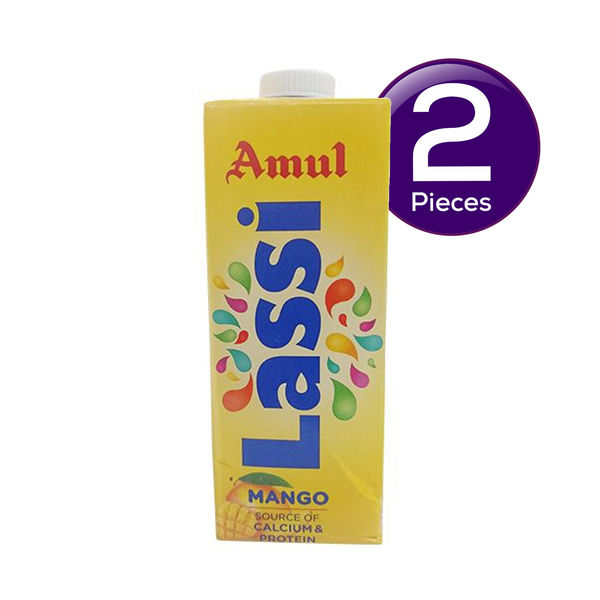 Amul Lassi Mango Flavour 1 l Combo 1 L X 2 - Buy online at ₹352 near me