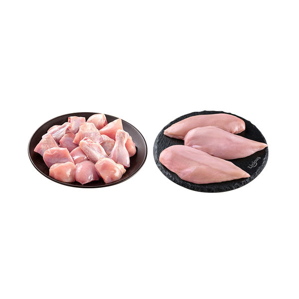 Licious Chicken - Curry Cut (Small)(500gms) & Licious Chicken Breast ...