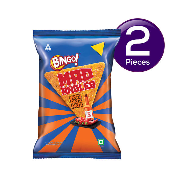Bingo Mad Angles - Very Peri Peri 130 gms Combo 117 g X 2 - Buy online ...