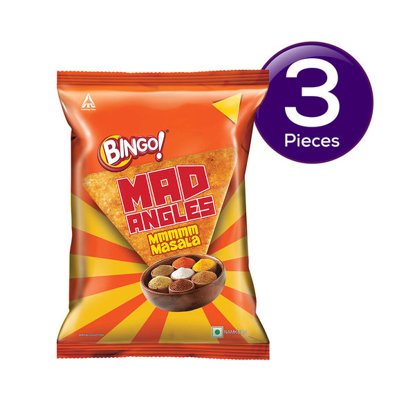 Bingo Mad Angles Masala Madness 66 gms Combo 66 g X 3 - Buy online at ...