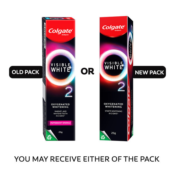 Colgate Visible White O2 Teeth Whitening Toothpaste 25 g - Buy online ...