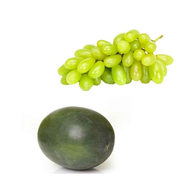 Watermelon Kiran(1pc) & Grapes Super Sonaka (Draksh)(500gms) Combo 2 ...