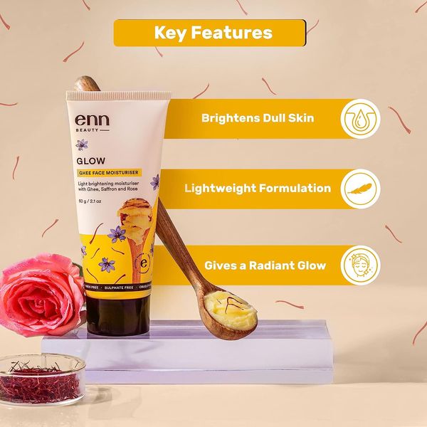 Enn Beauty Glow Oil Free Face Moisturizer With Goodness of Ghee - Buy ...