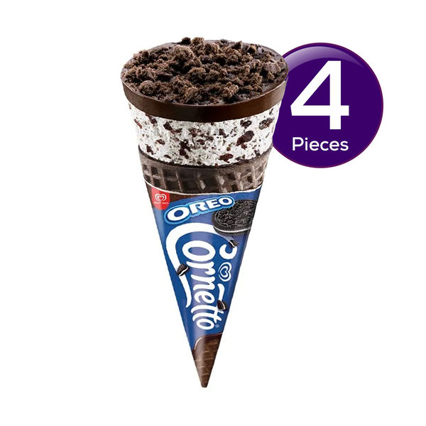 Kwality Wall's Cornetto Oreo DiscÂ Cone 110 ml Combo 110 ml X 4 - Buy ...