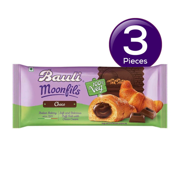 Bauli Moonfils Choco Veg Puff Roll 45 gms Combo 45 g X 3 - Buy online ...