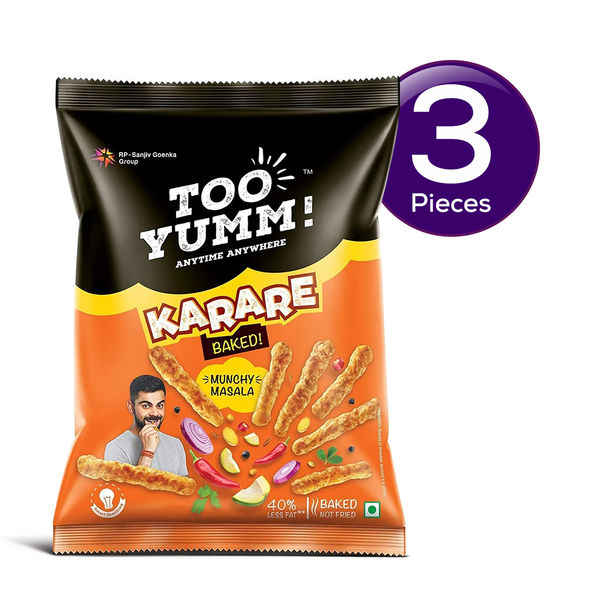Too Yumm! Karare Baked Munchy Masala Crisps 75 gms Combo 75 g X 3 - Buy ...